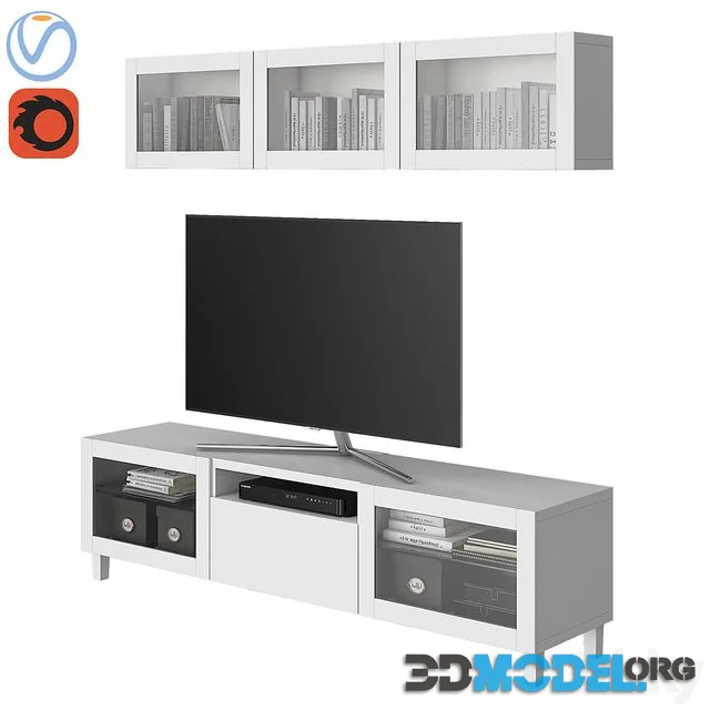 3D Model – Ikea Besta 01