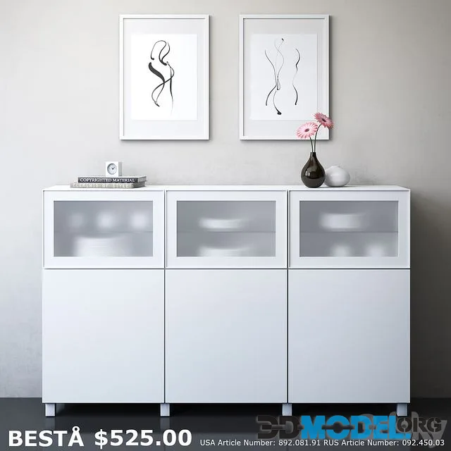 3D Model – IKEA BESTA Storage