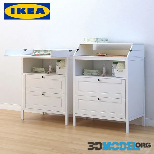 3D Model – IKEA SUNDVIK Changing table