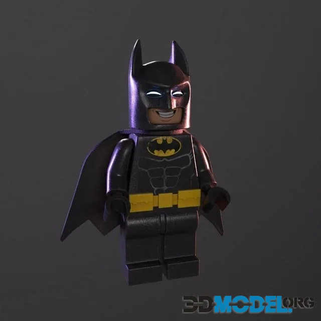 3D Model – Lego Batman Low-poly (PBR)