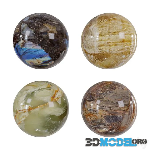 3D Model – Marble Set-01 (Seamless)