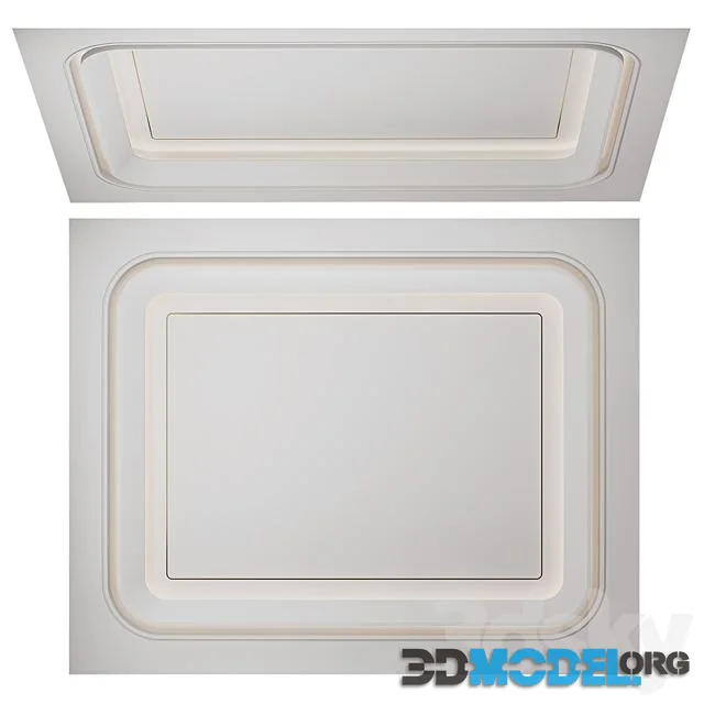 3D Model – Modern Ceiling 1