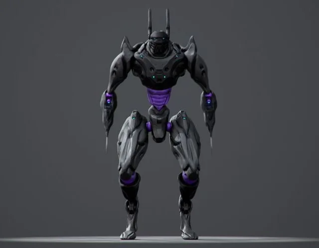 3D Model – NINJA TECH Low-poly (PBR)