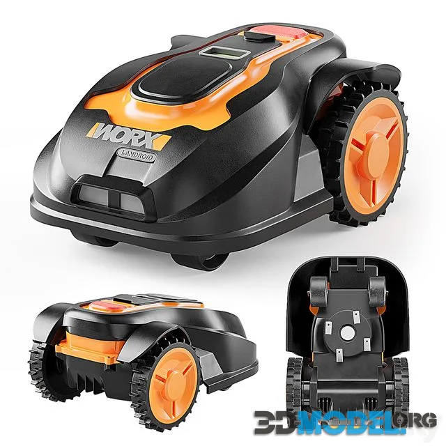3D Model – Robot lawn mower WORX Landroid M