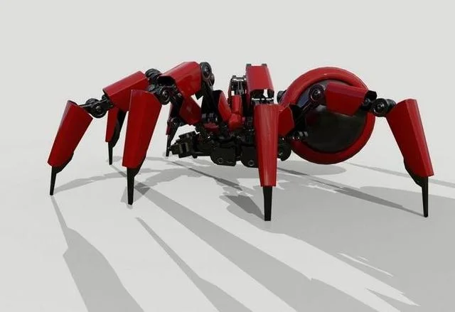 3D Model – Robot Spider Low-poly (PBR)