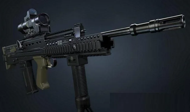 3D Model – SA80 L85 A2 Rifle (PBR)