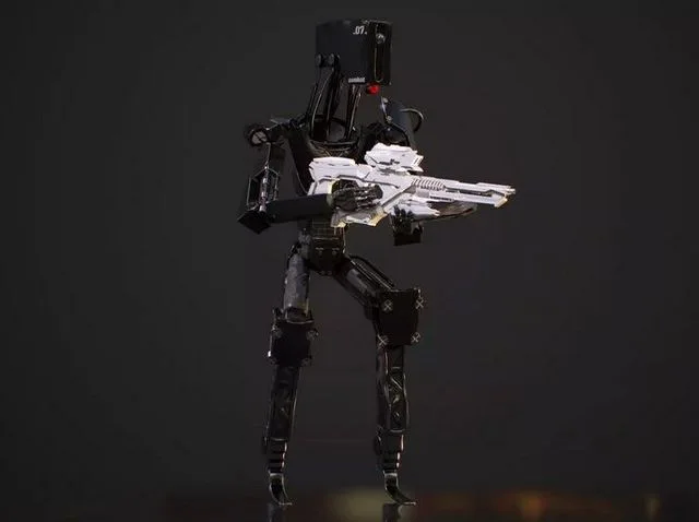 3D Model – Sci-fi Robot Combat Low-poly (PBR)
