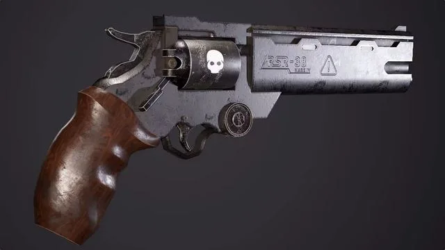 3D Model – Trigun Revolver (PBR)