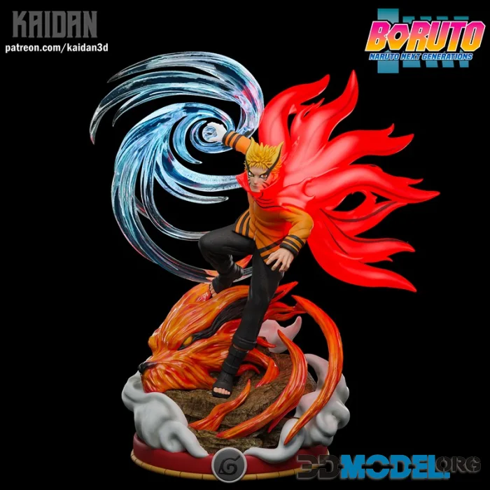 3D Model – Kaidan - Naruto Baryon Mode Boruto – Printable