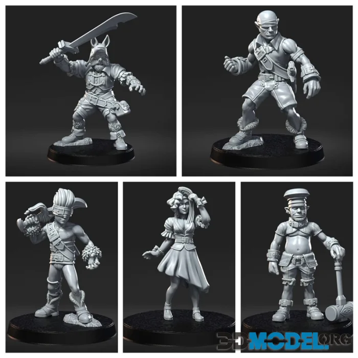 3D Model – RN Estudio - Final Fantasy IX Pack – Printable