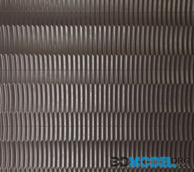 3D Model – 3D panel Ruffle