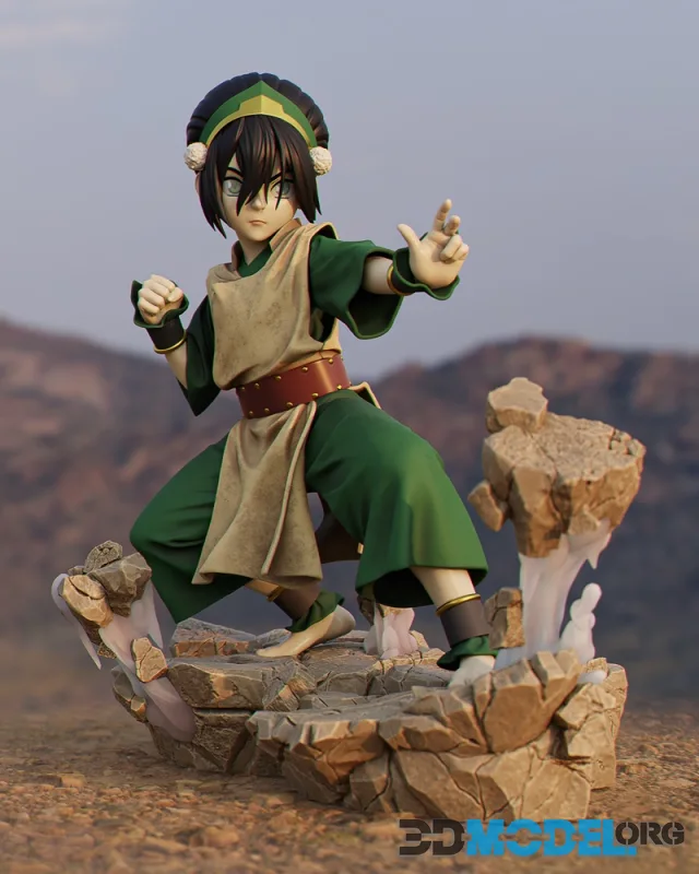 3D Model – CA 3D Studios - Toph – Printable