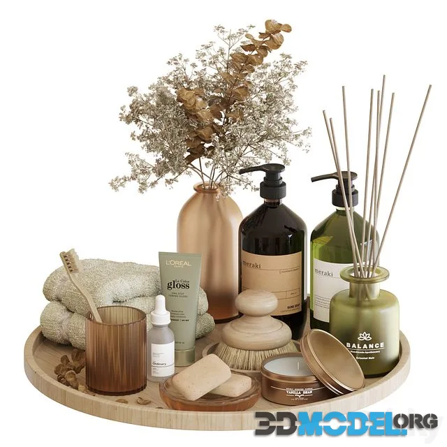 3D Model – Bathroom Accessories-02