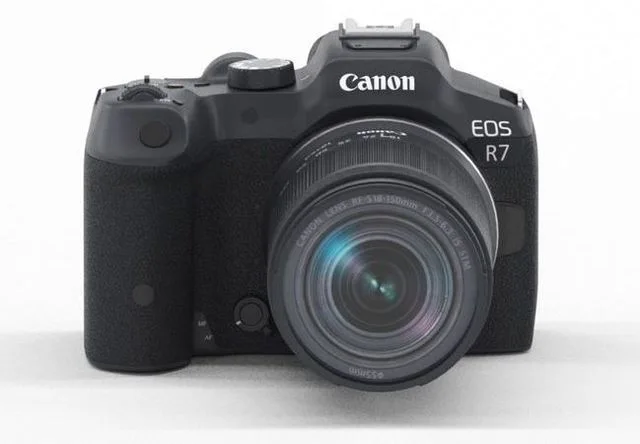 3D Model – Canon Mirrorless Cameras EOS R7 Low-poly (PBR)