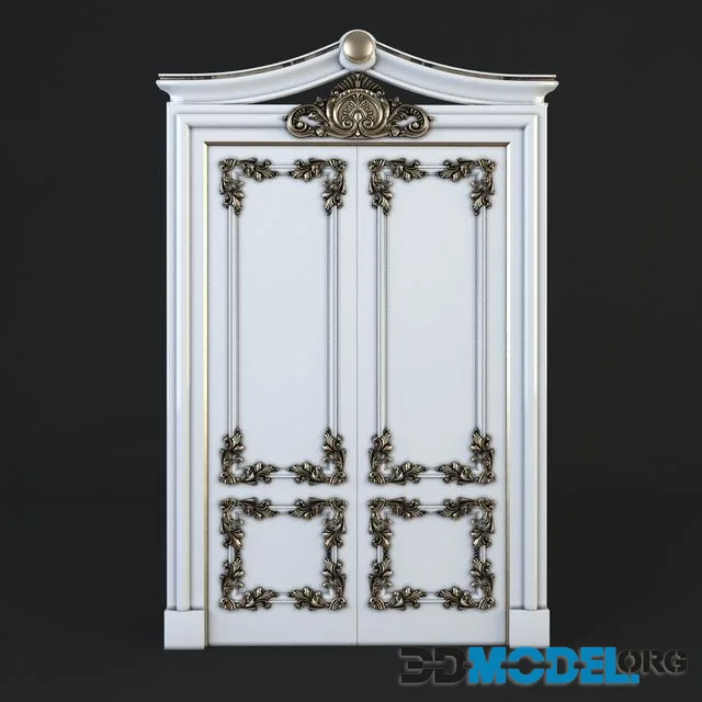 3D Model – Classic double door