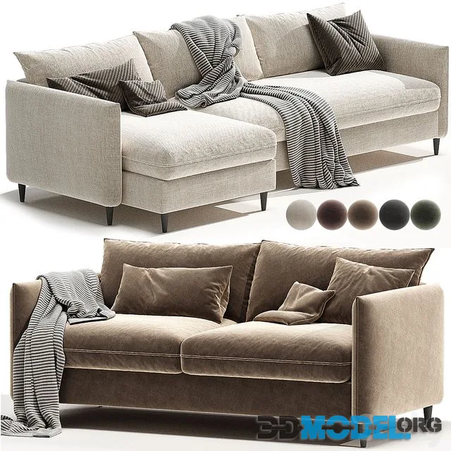 3D Model – Costabella Palermo Sofa