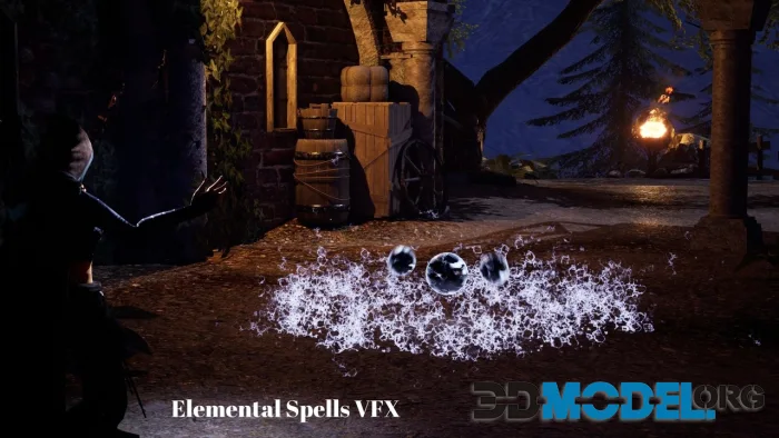 Unreal Engine asset – Elemental Spells VFX