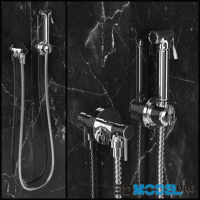 3D Model – Hygienic shower Daniel Oasis 1000DC