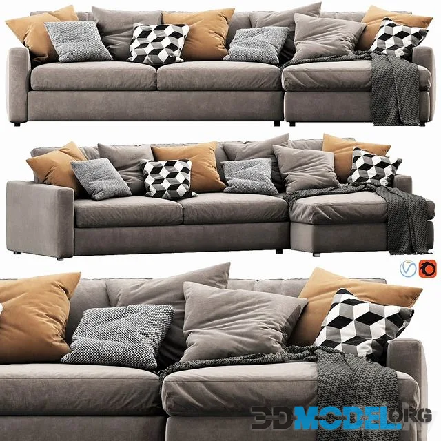 3D Model – Linteloo Fabio Chaise Lounge