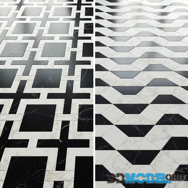 3D Model – Marble Tiles from Madique Factory