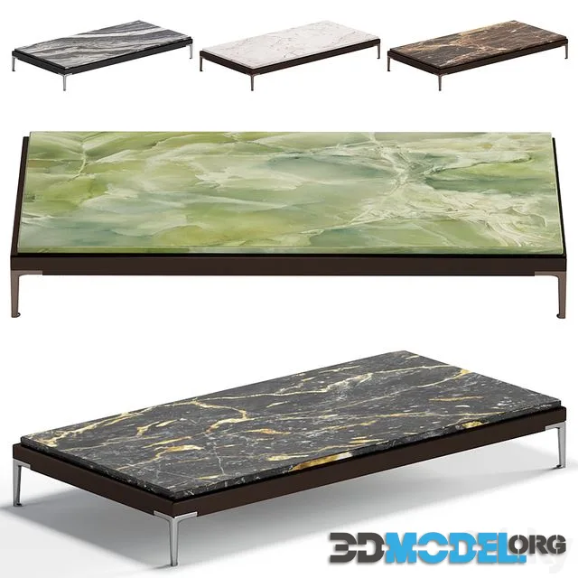 3D Model – Minotti Patio Table 180 cm 5 Colors Version