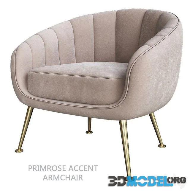 3D Model – Primrose Designed by Alison Cork