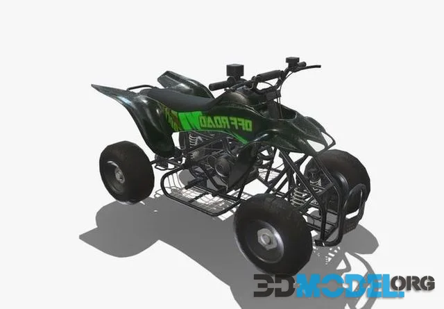 3D Model – Quad bike update Low-poly (PBR)