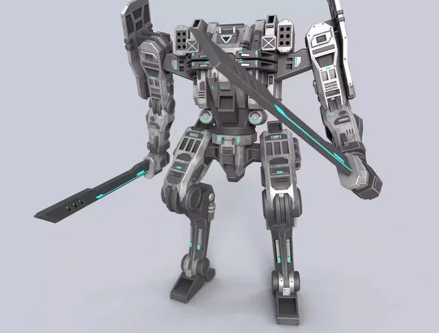 3D Model – Sci fi Battle Mech (PBR)