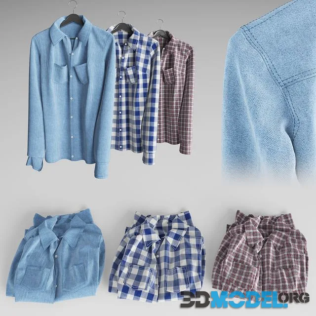 3D Model – Shirts