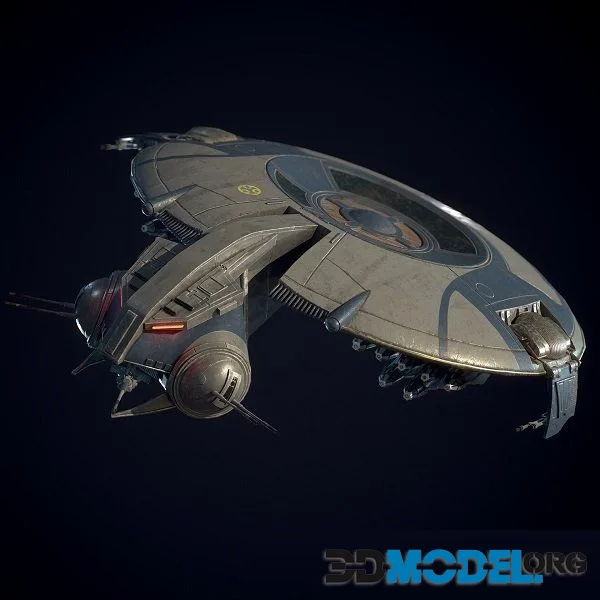 3D Model – Star Wars – HMP Droid Gunship