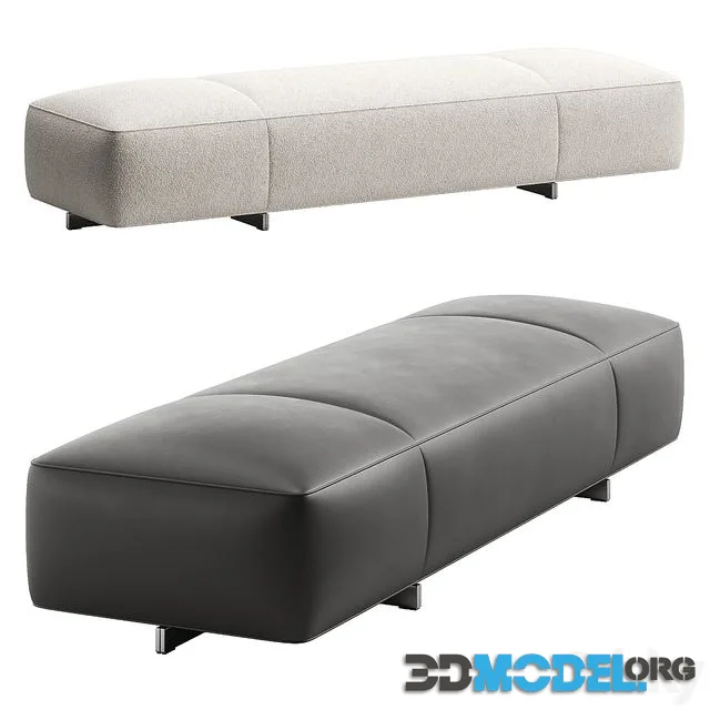 3D Model – Yves Bench 2 by Minotti