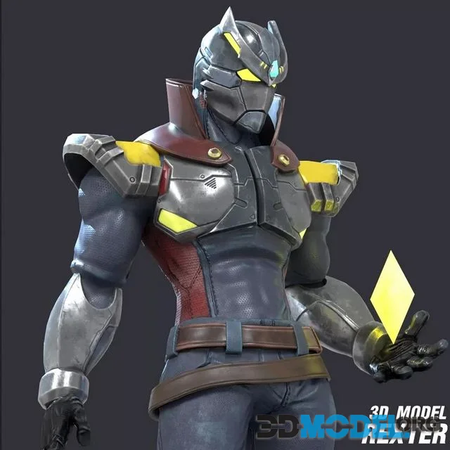 3D Model – Zephiroth Character Design Low-poly (PBR)
