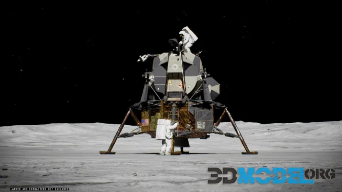 Unreal Engine asset – Moon Landscape