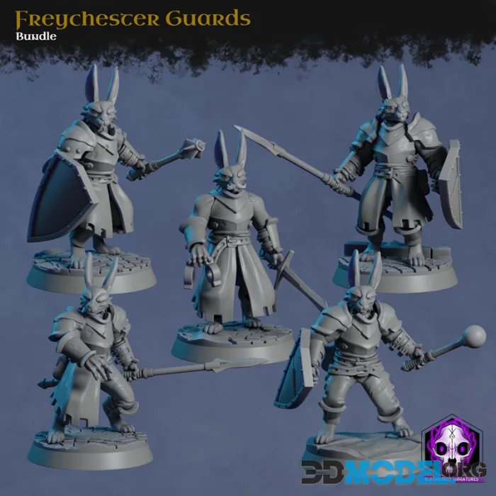 3D Model – Blackcrest Miniatures - Freychester Guards August 2025 – Printable