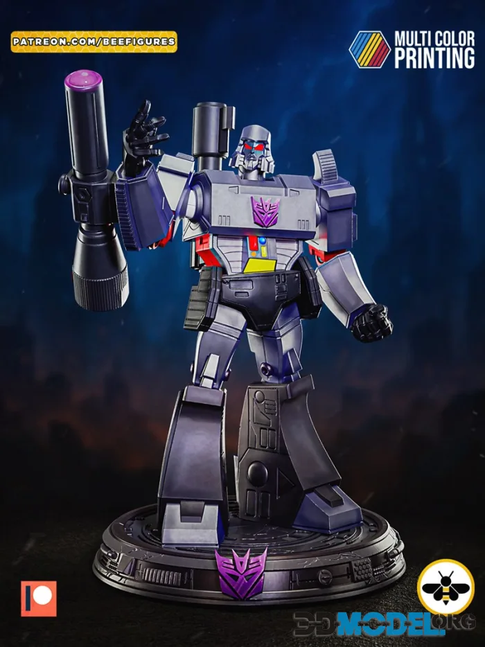 3D Model – Bee Figures - Megatron – Printable
