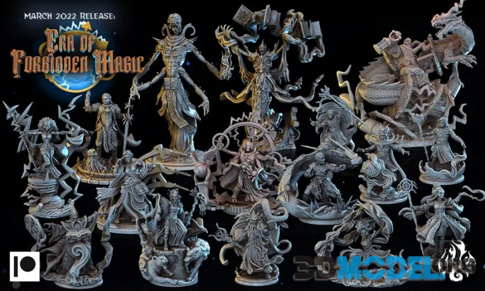 3D Model – Crippled God Foundry - Era of Forbidden Magic – Printable