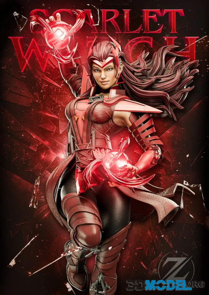 3D Model – Zenith Studios - Scarlet Wicth – Printable