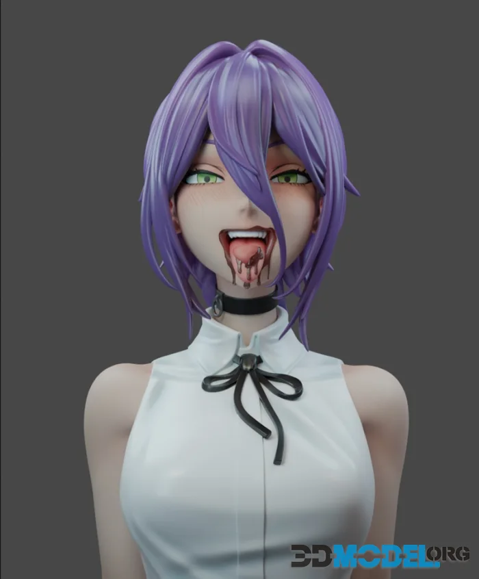 3D Model – Rubim Figure - Chainsaw man Reze – Printable