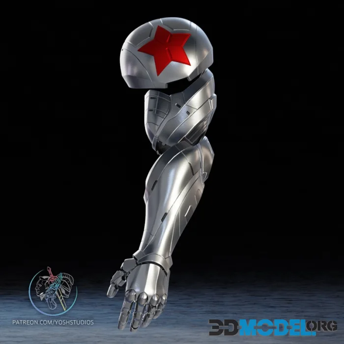 3D Model – Winter Soldier Rivals Arm – Printable