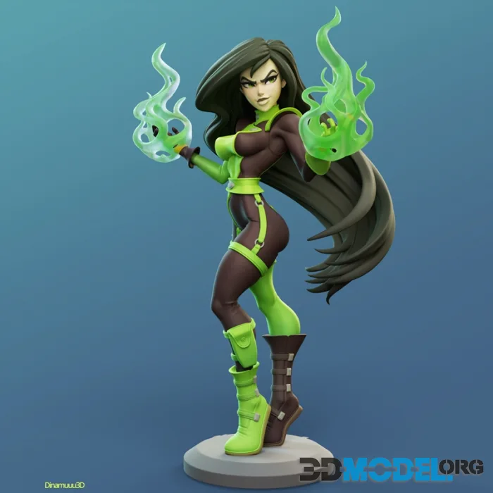 3D Model – Dinamuuu3D - Shego – Printable