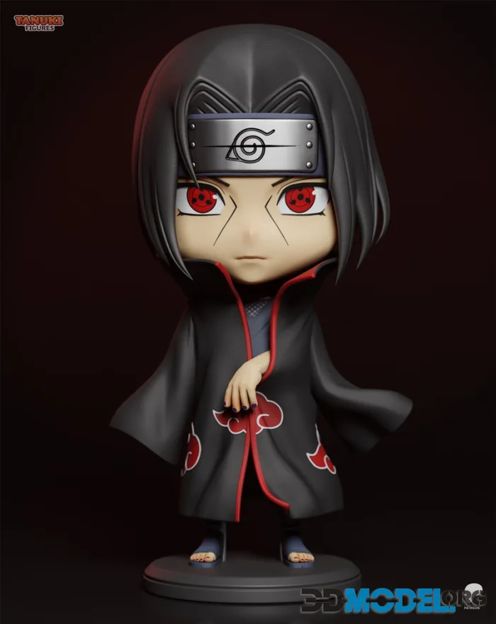 3D Model – Tanuki Figures - Itachi Chibi – Printable