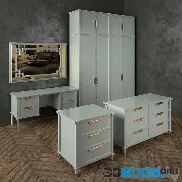 3D Model – A set of furniture Anyhome