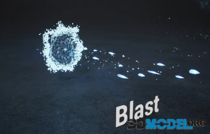 Unreal Engine asset – Ice Magic Spells Niagara FX