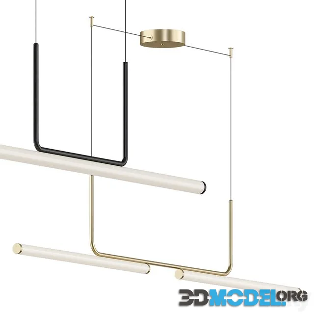 3D Model – Kuzco Vesper LED Linear Pendant Light