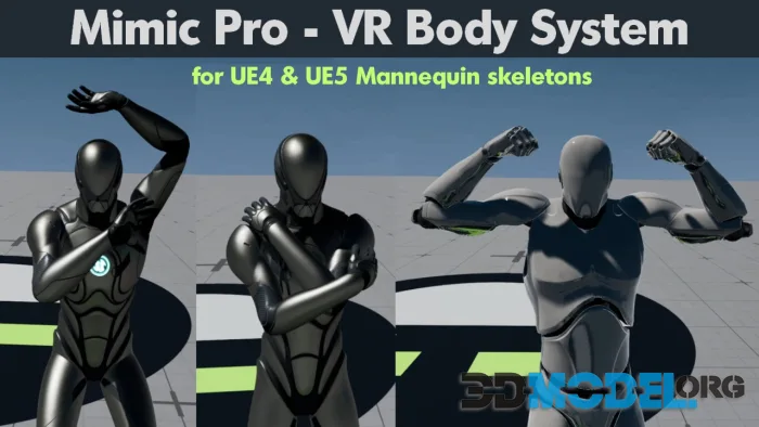 Unreal Engine asset – Mimic Pro - VR IK Body System