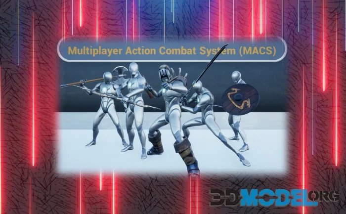 Unreal Engine asset – Multiplayer Action Combat System (MACS)