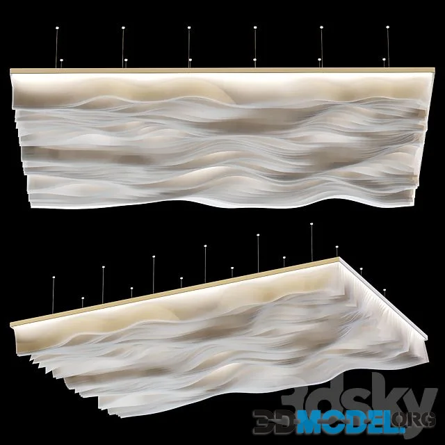 3D Model – Paper Design Celing 5