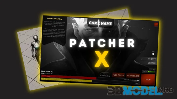 Unreal Engine asset – Patcher X - Game Launcher