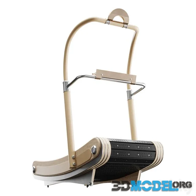 3D Model – PENT.IRENA Premium Curve Manual Treadmill