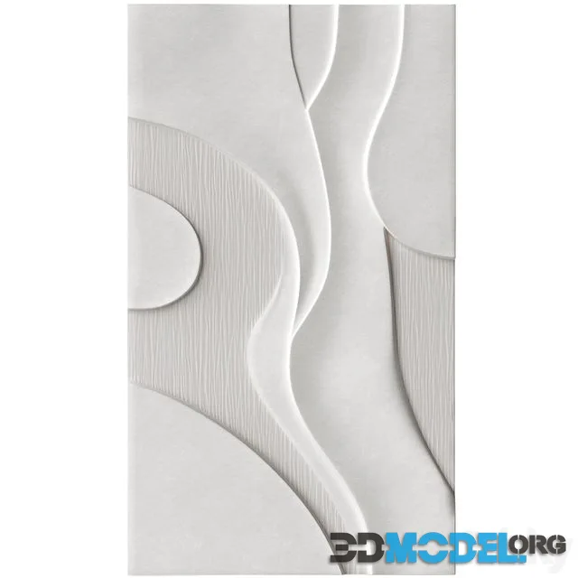 3D Model – Plaster panel 9